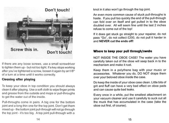 Oboe First Aid Doctor (Thumbplate) | Crook and Staple